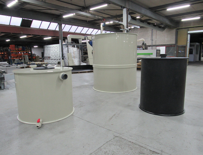 Kunststof opslagtanks - CKB kunststof installatiebouw